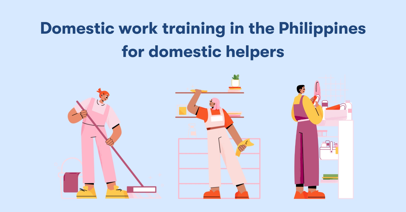 Domestic work training in the Philippines for domestic helpers